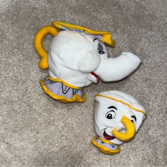 Disney | Toys | Disney Beauty And The Beast Mrs Potts And Chip Plush ...